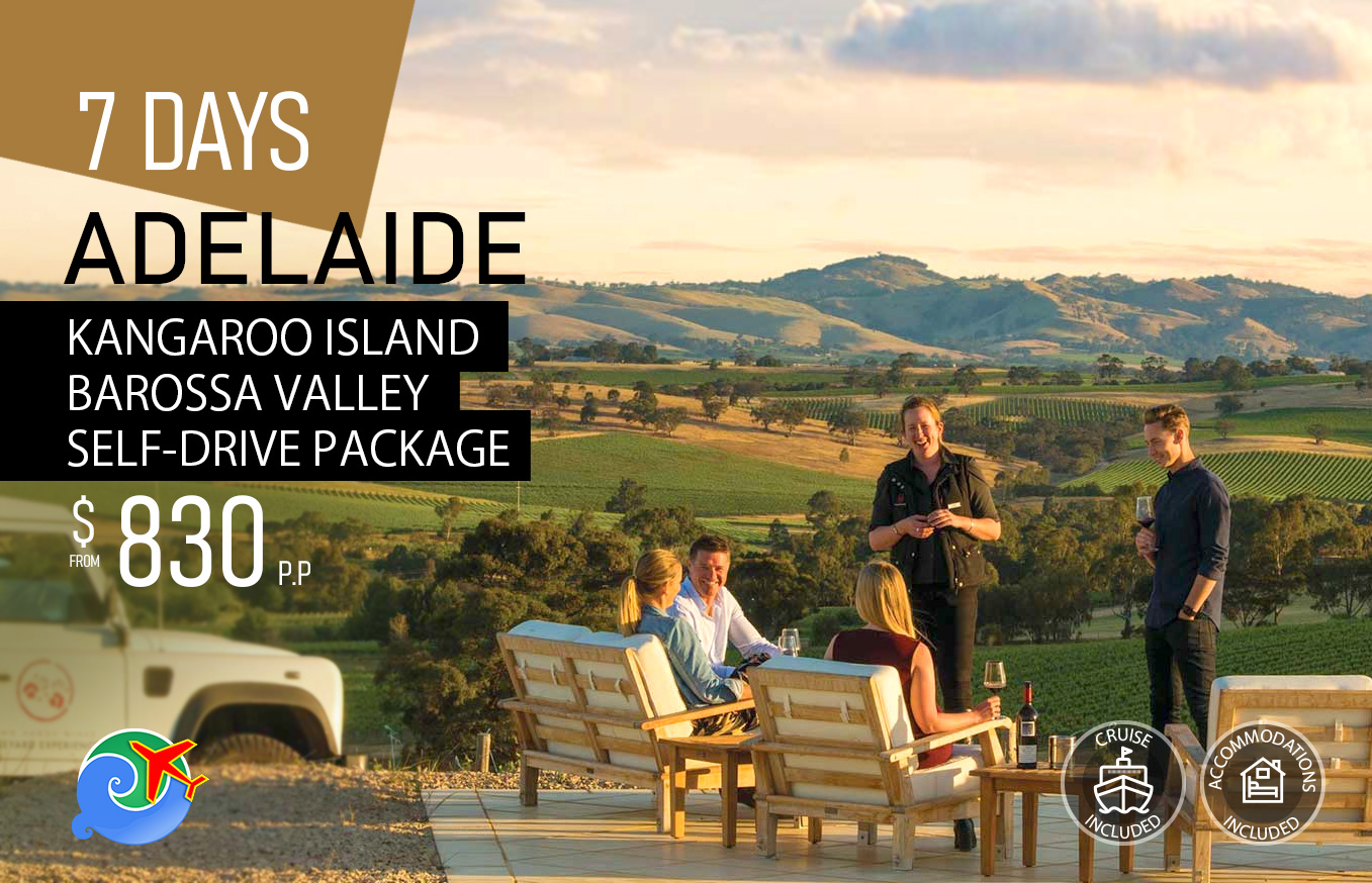 【Adelaide】7 Days Kangaroo Island and Barossa Valley Self-Drive Package ...