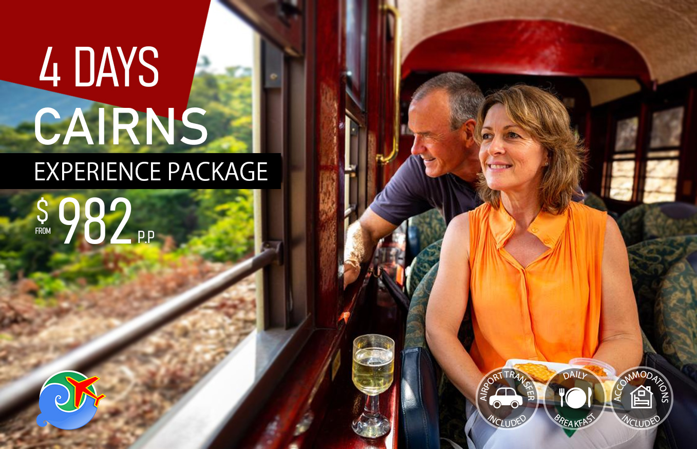 【Cairns】4 Days Experience Package – Delightful Travel
