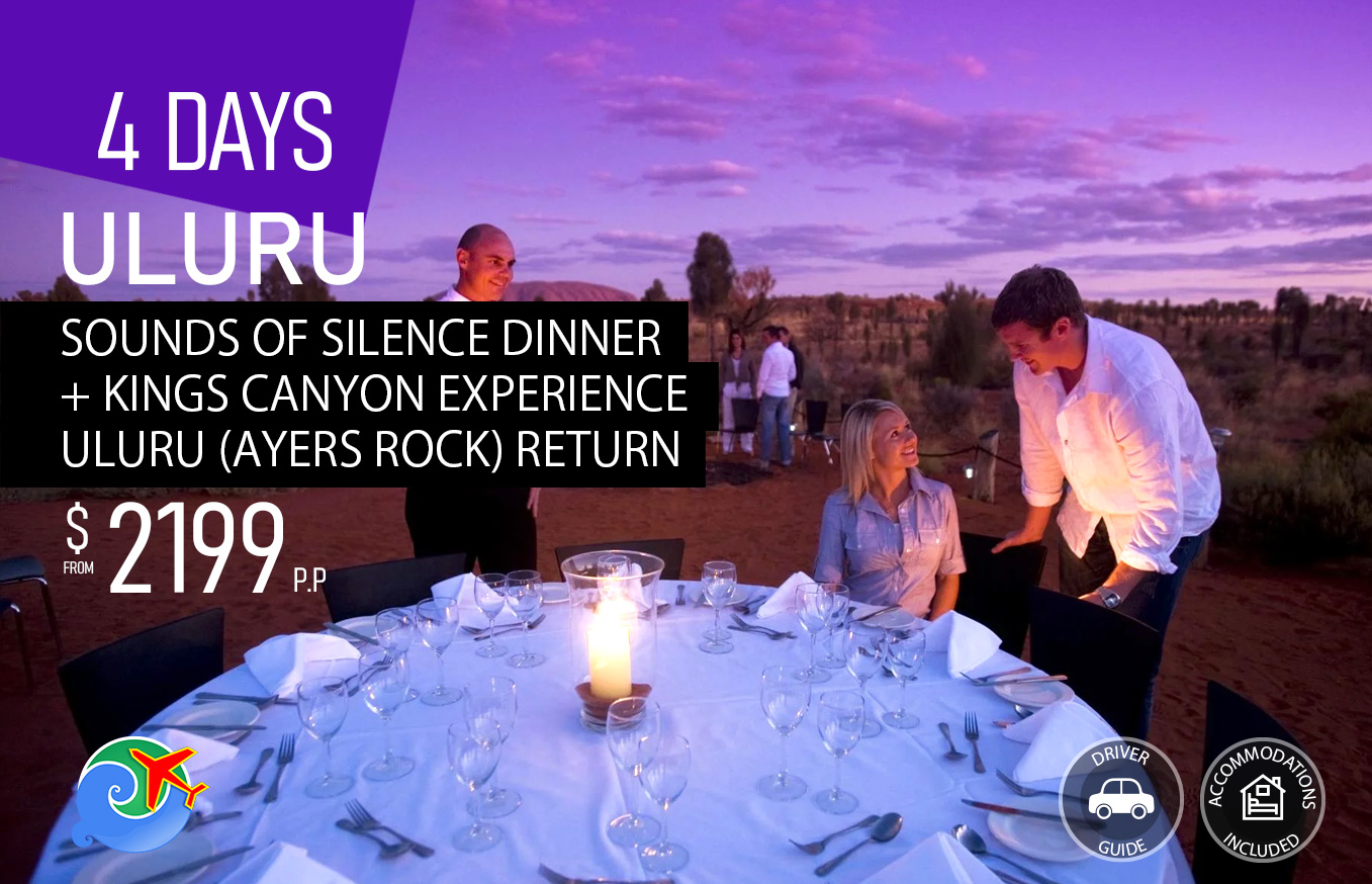 【Uluru】4 Days Sounds of Silence Dinner + Kings Canyon Experience Uluru ...