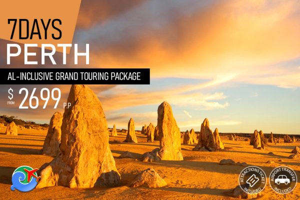 【Perth】7 Days All-Inclusive Touring Grand Packages – Delightful Travel